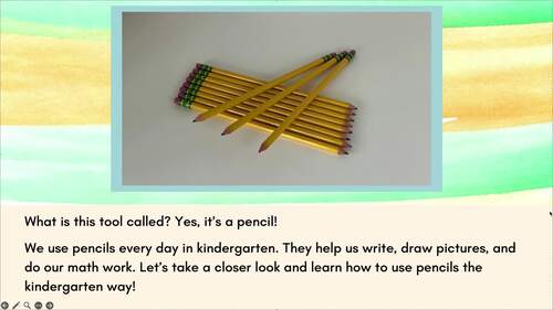 How to Use School Supplies | Back to School Digital Slides & Print ...