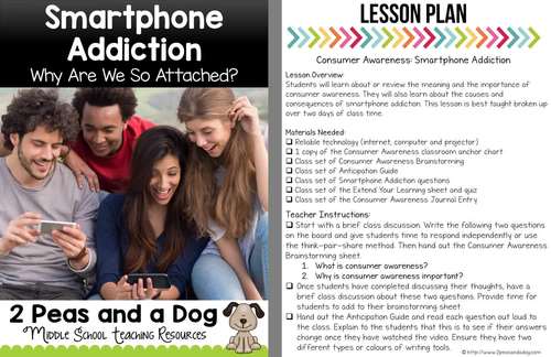 Media Literacy: Consumer Awareness Lesson - Smartphone Addiction