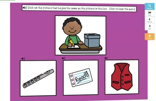 Phonemic Awareness Same Beginning Sounds Boom™ Cards set 1 by Primary ...