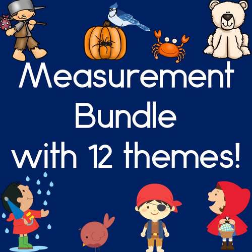 Non Standard Measurement Year Long Math Activity Bundle | TPT