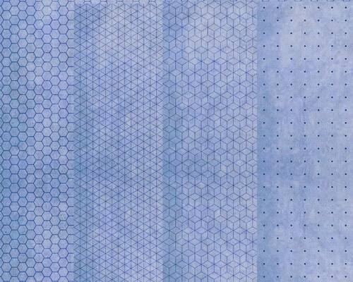 Blue Vintage Digital Notebook Paper Pack, Back to School Writing ...