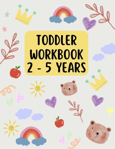 Toddler Workbook Ages 2–5 | Tracing, Counting, Letters, Shapes & Colors ...