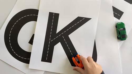 Car Themed Letter Activity | Letter Roads | Drive Your Way to Letter ...