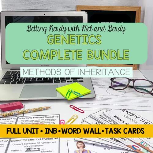 FULL Genetics & Heredity Unit PLUS Interactive Notebook, Word Wall ...