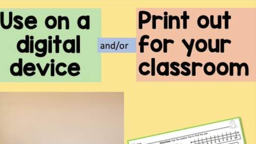 Number Line Addition & Subtraction Frog Hop Print Digital Up to 20 ...