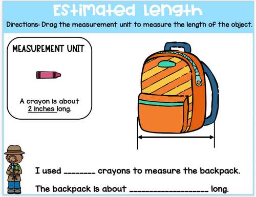 Second Grade Envision Math-Measurement--Estimated Length Google Slides ...