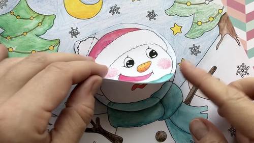 Emotions Snowman Printable & Coloring Pages - Explore Feelings & Emotions