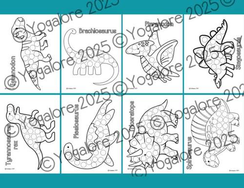 Dinosaur Activity Mega Bundle – Playdough Mats, Dot Marker Sheets & More