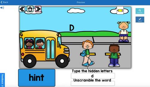 Back to School Themed Fine Motor and Writing Boom Card™ | TPT