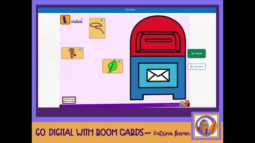 Boom™ Cards: Articulation Post the letter for speech therapy by Katrina ...