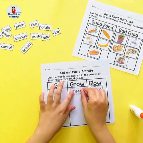 Go, Grow and Glow Foods by The Joy in Teaching | TPT