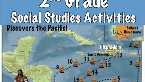 2nd Grade Social Studies Activity #3 - Vasco Núñez de Balboa (15 game ...