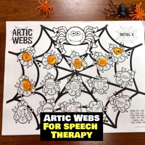 ARTIC WEBS BUNDLE: Speech Therapy/ articulation practice + Google ...