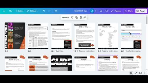 Sport & Event Marketing Final Project - PBM - WITH LESSONS & EXAMPLES!