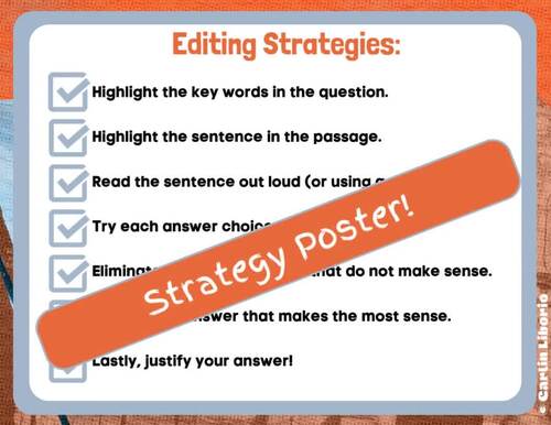 4th Grade EDITING Set #6- STAAR Practice- integrated with Social ...