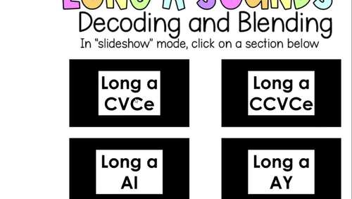 Decoding and Blending Reading Slides | 1st 2nd Grade SOR | 995 SLIDE BUNDLE