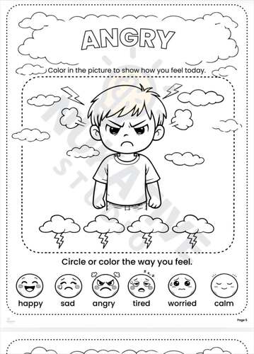 Morning Check-In SEL Worksheets | Feelings & Emotions Activities | K–2.