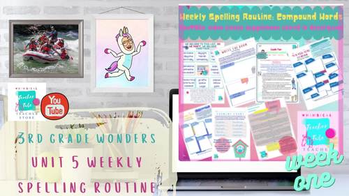 3rd Grade Wonders-Weekly Spelling Routines for Unit 5 | TPT
