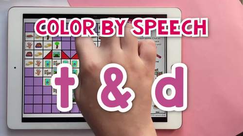 t & d Color By Speech Articulation Game Valentine Boom™ Card, PPT ...