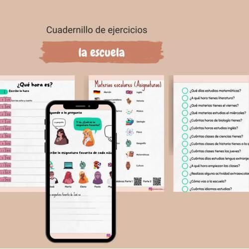 La Escuela Spanish Bundle / My school life / La vida escolar | TPT