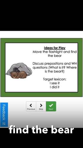 Going on a Bear Hunt Book Companion Boom cards I Spy by at MrsMcSpeechie