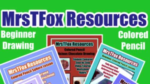 Colored Pencil Art Project Bundle – 18 Crayola® Lessons for Middle ...