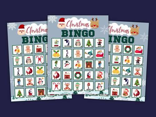 Inside Out Christmas Bingo Game | Christmas Feelings Game & Activity