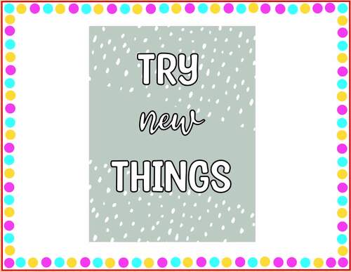 Printable Boho Motivational Posters, Growth Mindset Posters for Kids ...