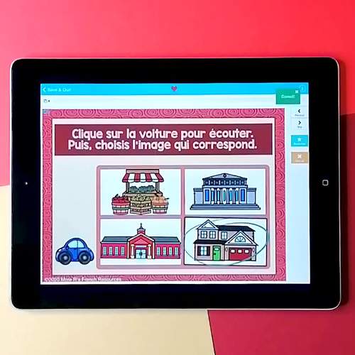 Beginning French listening activities BOOM CARD BUNDLE | TpT