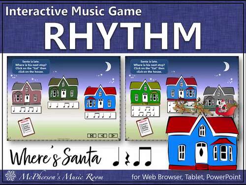 Christmas Music Activities Elementary Music Winter Rhythm Games {Where ...