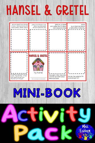 Hansel & Gretel - 13 Resource Mini-Book Pack with Boom Card Bonus