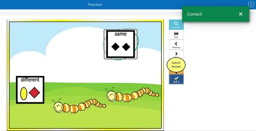 Spring Themed Same/Different BOOM Deck (Core Vocabulary) by CommuniKT