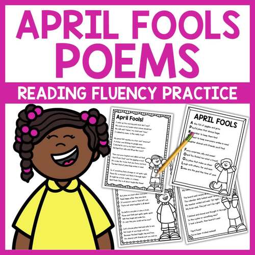 April Fools Poems | Funny Poems for Reading Fluency Practice | Center ...