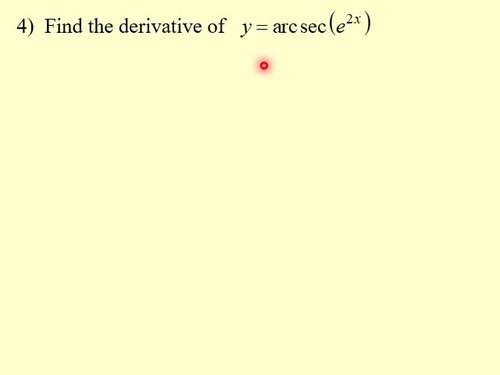 Differentiation of Inverse Trig Functions by Math PowerPoint Lessons