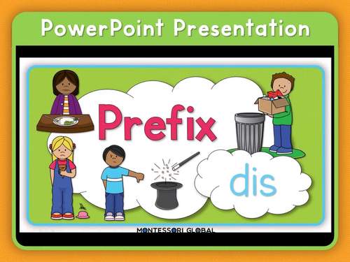 Prefix | dis | Presentation | Boom Cards | Montessori Matching Cards ...