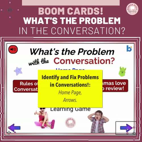 Boom Identify the Problem Conversations Social Skills Elementary