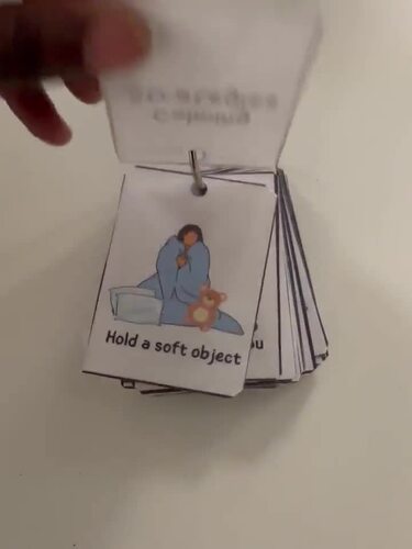 Calming Strategies Key Ring Visuals | Coping Strategies Key Ring Visual ...