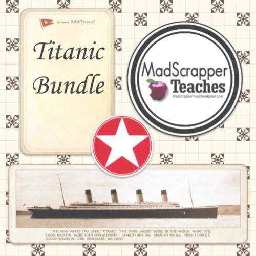 Big Titanic Bundle-Titanic Themed Printables by Madscrapper Teaches