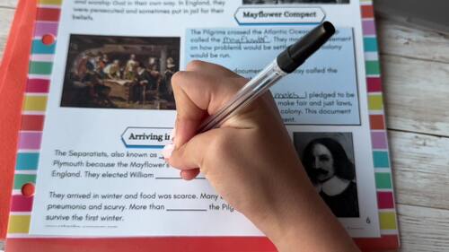 Plymouth Pilgrims, Mayflower Compact Editable Presentation Slides ...