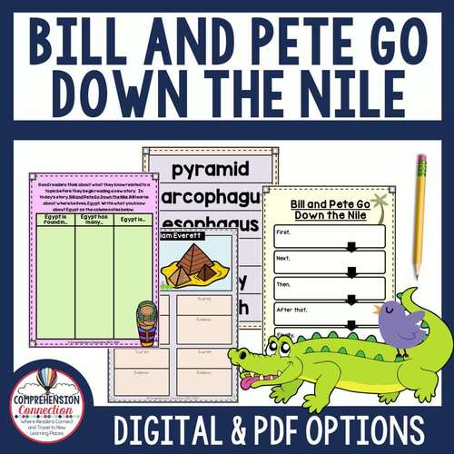 Bill and Pete Go Down the Nile by Tomie DePaola Activities in Digital ...