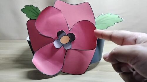 Memorial Day Craft Poppy Hat Craft Remembrance Day Crown/Headband ...