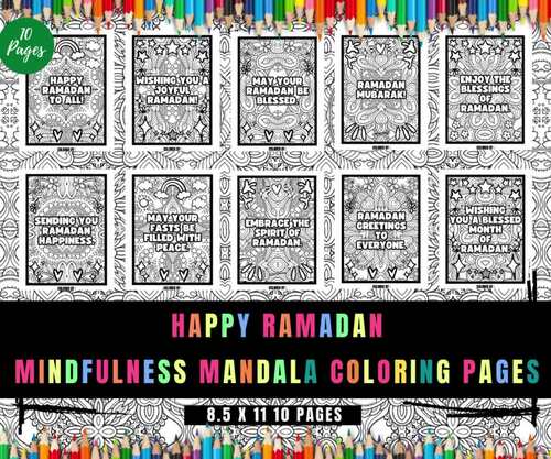 Happy Ramadan Craft, Door Decorations Sayings And Craft Coloring Pages ...