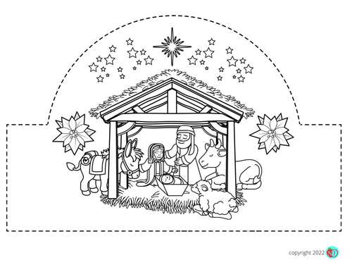 MERRY CHRISTMAS HATS | COLOR CUT + PASTE HAT ACTIVITY | MAKE XMAS ...