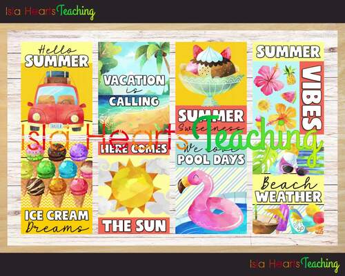 Editable Summer Posters - Bulletin Board Display - End of Year ...