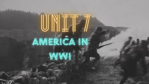 American Involvement in WWI Slides by All about History with Ms P