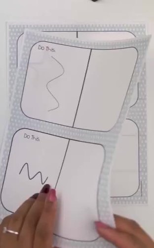 Autism, Special Ed., Kinder. Fine Motor Imitation Task Cards (Lines and ...