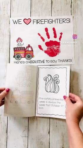 Fire Safety Prevention Week Reader & Bonus Firefighter Appreciation Gift