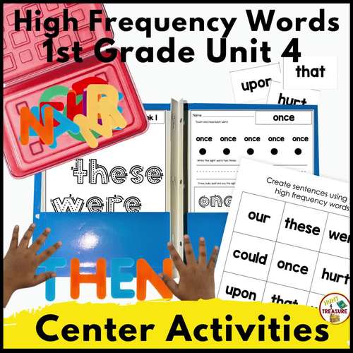 Benchmark Advance High Frequency Word Activities | 1st Grade Unit 4