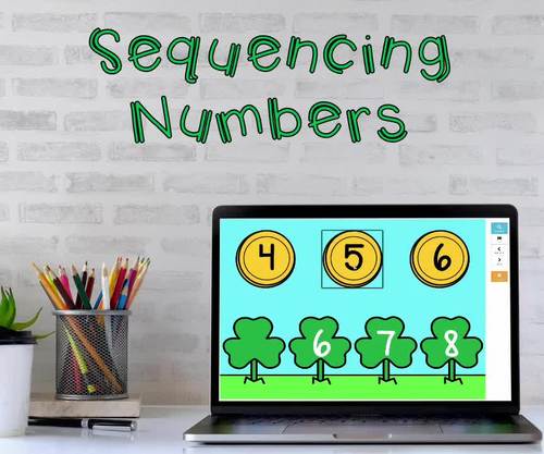 St Patricks Day Math Boom Cards | Sequencing Comparing Addition Subtraction