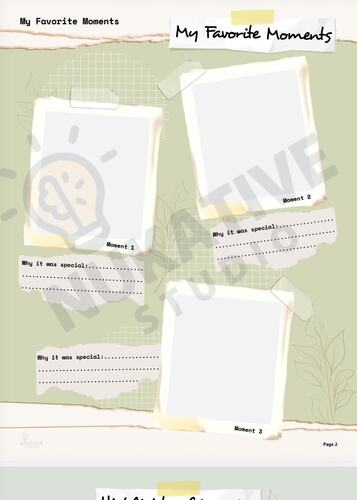 My Year in Review | Reflection Journaling Worksheets (24 Pages) | TPT